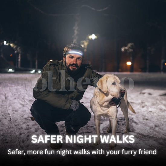 Othemo 230° LED Headlamp | Rechargeable Head Torch | Headlight with Motion Sensor